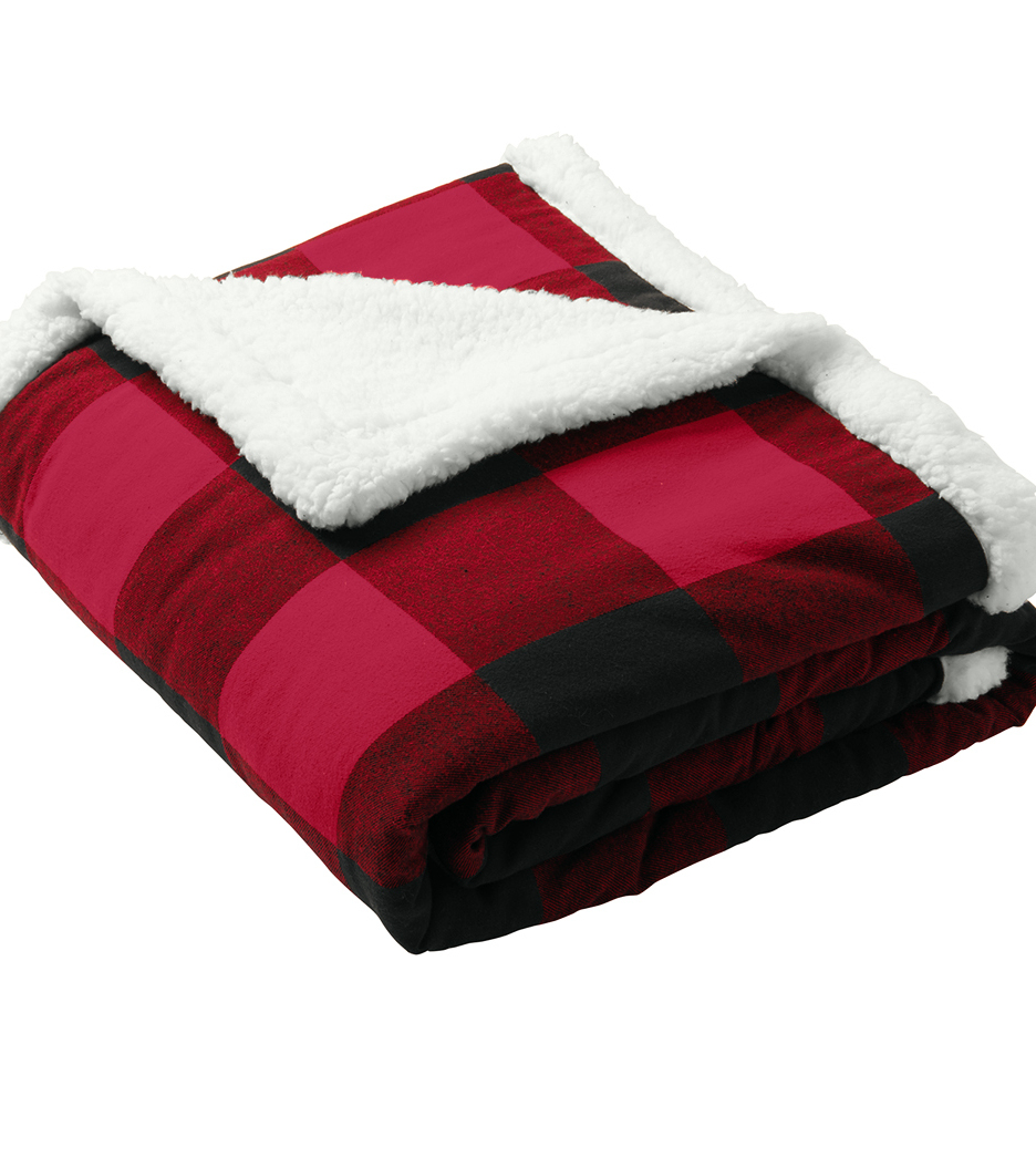 Port Authority Flannel Sherpa Blanket - Belmark Webstore