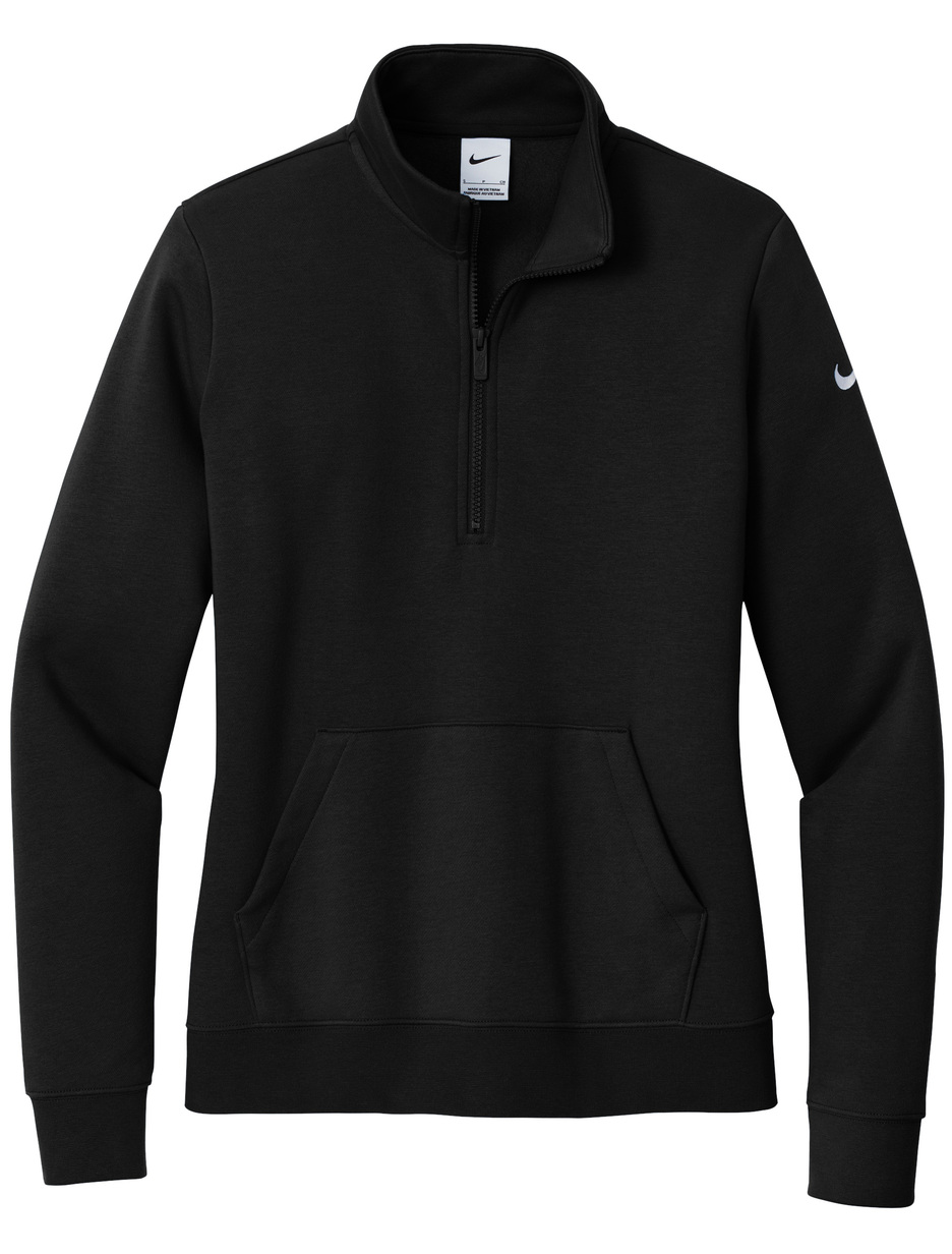 Nike Women's Club Fleece Sleeve Swoosh 1/2-Zip - Werner Store