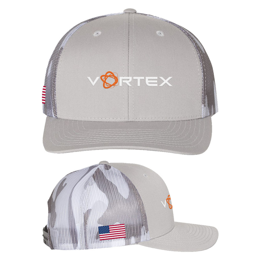 Richardson Printed Mesh-Back Trucker Cap - Vortex