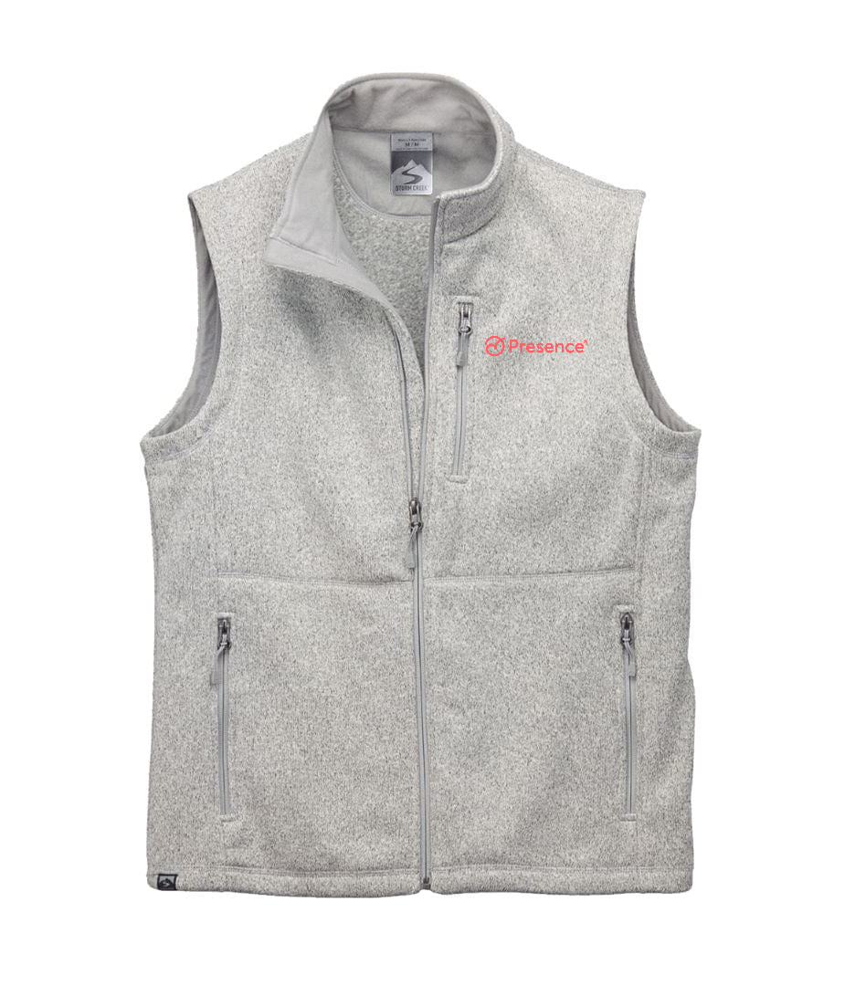 Men's Sweaterfleece Vest - Presence Swag Shop