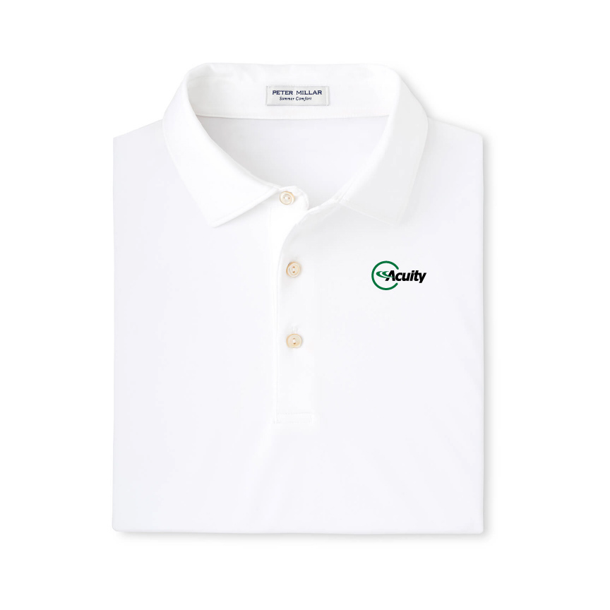 Peter Millar Mens Solid Performance Polo - Acuity Store